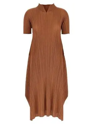 Issey Miyake V Neck Day Dresses For Women