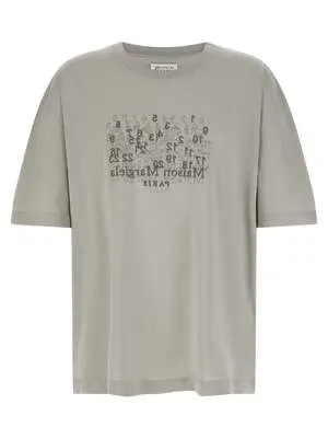 MAISON MARGIELA Numerical' T-shirt - Gray
