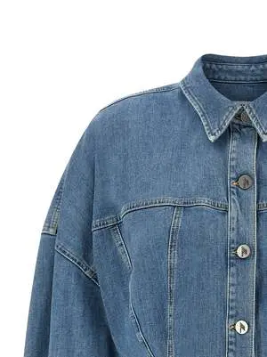 Attico Denim Mini Dress