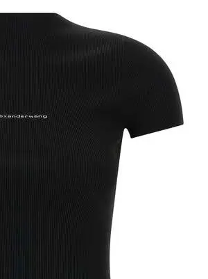 Alexander Wang Jacquard Knit Logo Dress