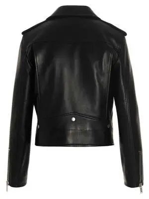 Saint Laurent Leather Motorcycle Biker Jacket