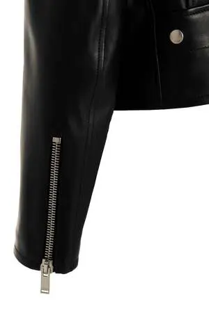 Saint Laurent Leather Motorcycle Biker Jacket