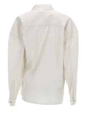 LEMAIRE Straight Collar Twisted Shirt - Cream