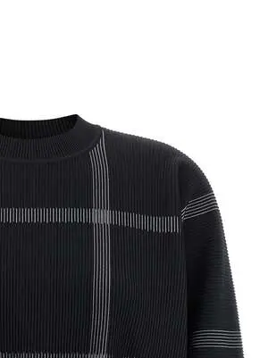 Issey Miyake Ribbed Knit Sweater