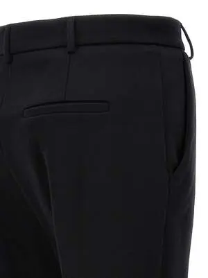 Sportmax Pontida Milan Stitch Cotton Jersey Pants - Black