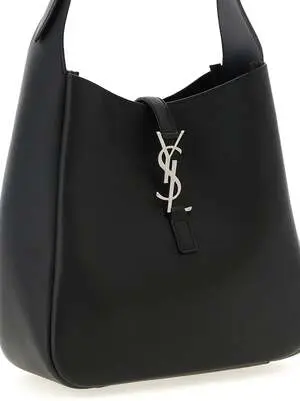 Saint Laurent Micro 'le 5 À 7' Leather Shoulder Bag - Black