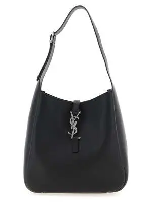 Saint Laurent Micro 'le 5 À 7' Leather Shoulder Bag - Black