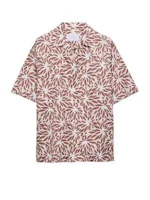 Prada Striped Cotton And Silk `bowling` Shirt - Multicolor