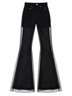 Rick Owens Bolan Bootcut Pants - Black