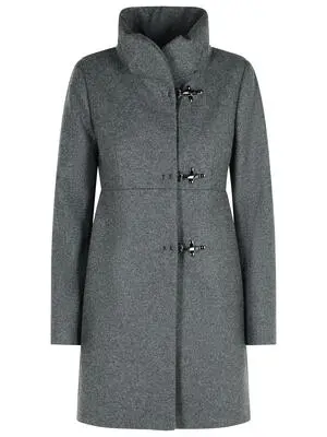 FAY Wool Blend Coat - Gray