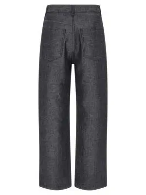 Fendi Ff Selleria Jeans - Gray