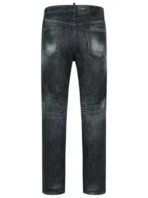 Dsquared2 642" Cotton Jeans - Black