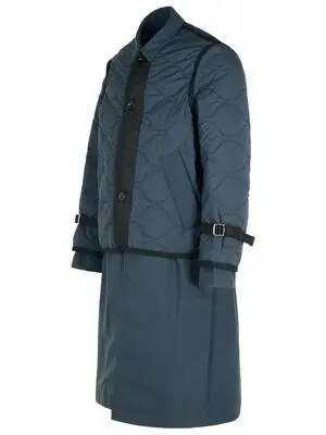 Sacai Quilted Parka With Buckle Cuffs