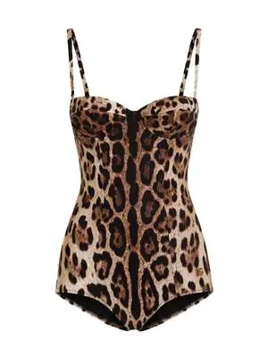 Dolce & Gabbana Full Costume With Leopard Print