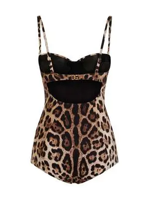 Dolce & Gabbana Full Costume With Leopard Print
