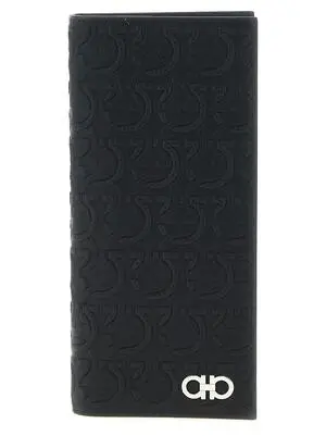 FERRAGAMO Gancini' Wallet - Black