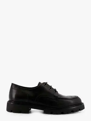 Celine Derby Margaret Leather Lace-up Shoes - Black