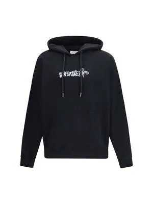 Off-White Heraldic Treshold Arrows Skate Hoodie - Black