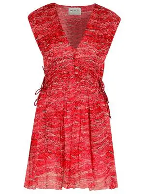 Isabel Marant Étoile ISABEL MARANT ETOILE Anawa Viscose Dress Red