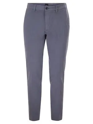 BOSS Slim Fit Stretch Cotton Chino Trousers - Multicolor