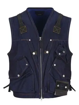 Stone Island Sleeveless Denim Vest