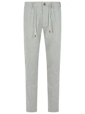 Eleventy Wool Blend Trousers - Gray
