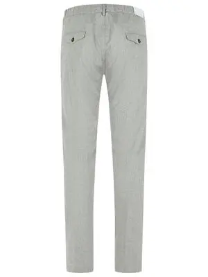 Eleventy Wool Blend Trousers - Gray