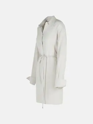 Sportmax Grey Silk Dress - Silver