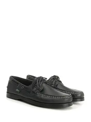 Paraboot Barth Boat Moccasin - Black