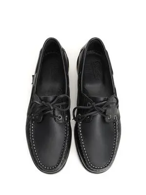 Paraboot Barth Boat Moccasin - Black