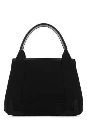 Balenciaga Canvas Cabas Navy Xs Handbag - Black
