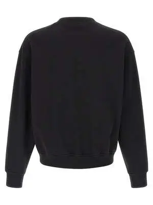 Palm Angels Neck Logo Sweatshirt - Black