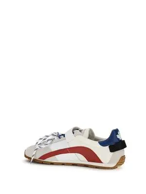 Dsquared2 Dc-642 Suede And Leather Sneakers - Multicolor