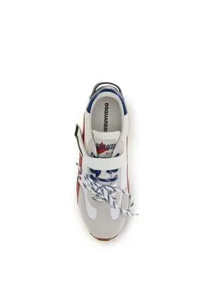 Dsquared2 Dc-642 Suede And Leather Sneakers - Multicolor