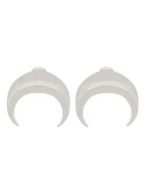 MARINE SERRE Marine Serre Moon Earrings Silver