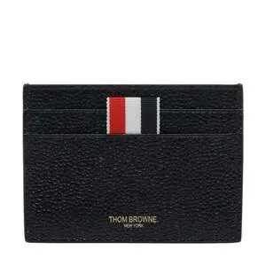 Thom Browne Logo Cards Holder - Black