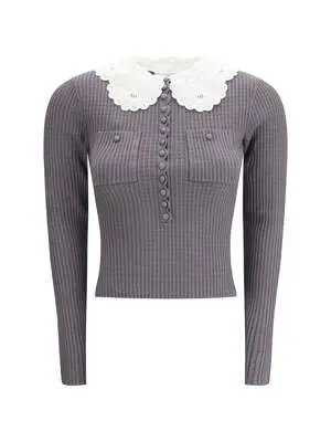 Self-portrait Collared T-shirts For Women