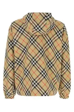 Burberry Embroidered Polyester Reversible Jacket - Multicolor