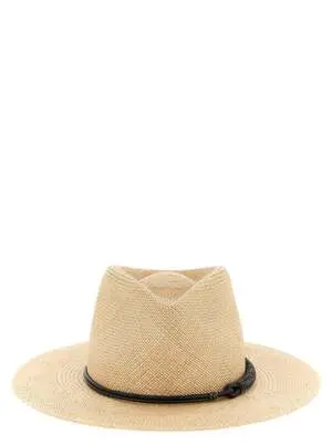 Brunello Cucinelli Monile Fedora Hat - Cream