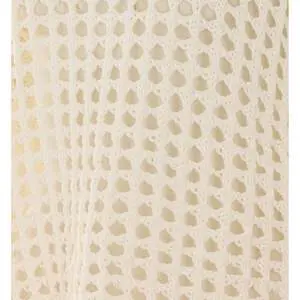 Max Mara Febe Cotton Mesh Knit Sweater - White