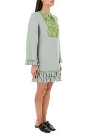 Valentino Garavani Wool Blend Mini Dress