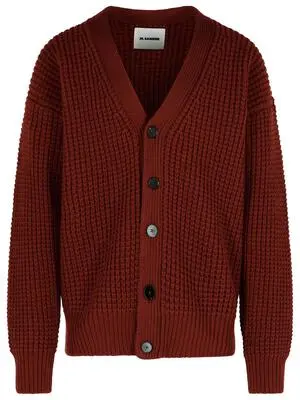 JIL SANDER JIL SANDER Virgin Wool Cardigan Multicolor