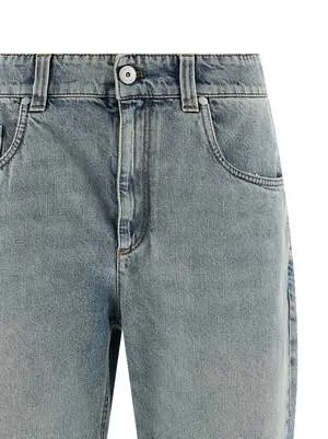 Brunello Cucinelli Retro" Jeans With Monile Detail - Blue