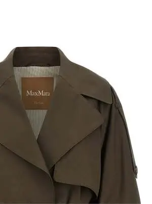 Max Mara Mtcutrench Trench Coat - Green
