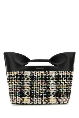 Alexander McQueen Leather And Patterned Tote Bag - Multicolor