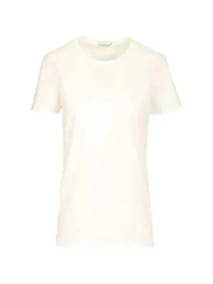 Moncler Short Sleeve Cotton T-shirt - White