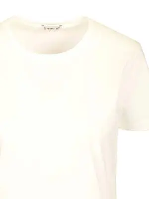 Moncler Short Sleeve Cotton T-shirt - White