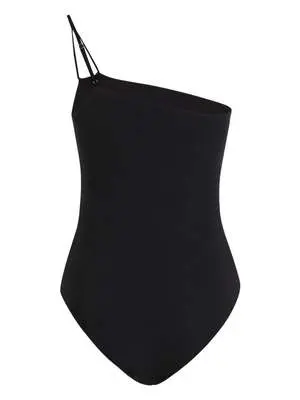 Dolce & Gabbana One-shoulder Swimsuit - Black