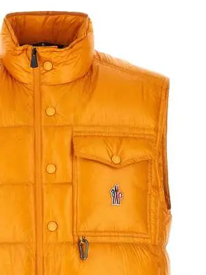 Moncler Uychi Quilted Water-repellent Vest - Yellow