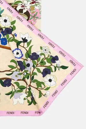 Fendi Gardening Printed Foulard